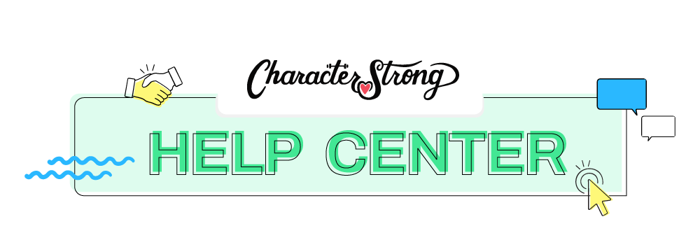 CharacterStrong Help Center