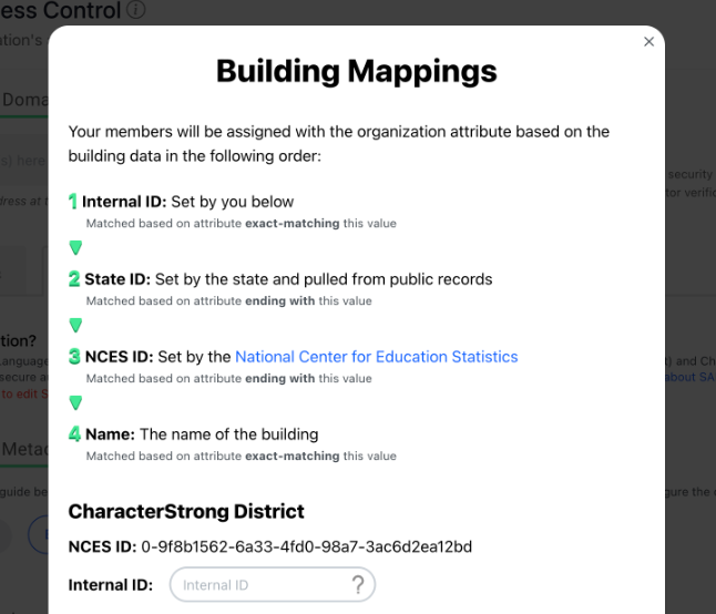 Configuring SSO for CharacterStrong Authentication